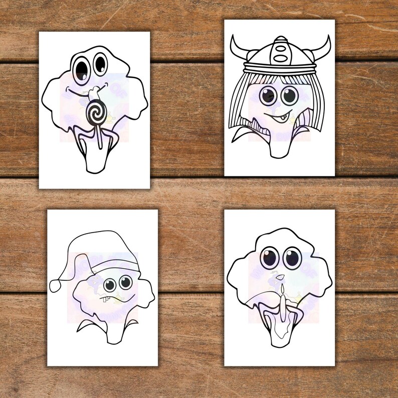 Cute Broccoli Coloring Pages for Kids | Healthy Eating Printable | Fun ...