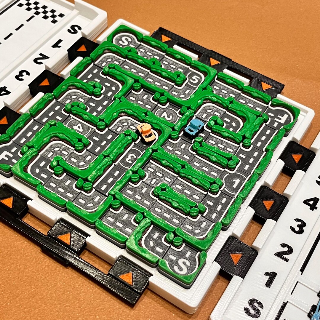 3D Printed Maze Race Board Game: Sliding Puzzle Strategy - Etsy Australia