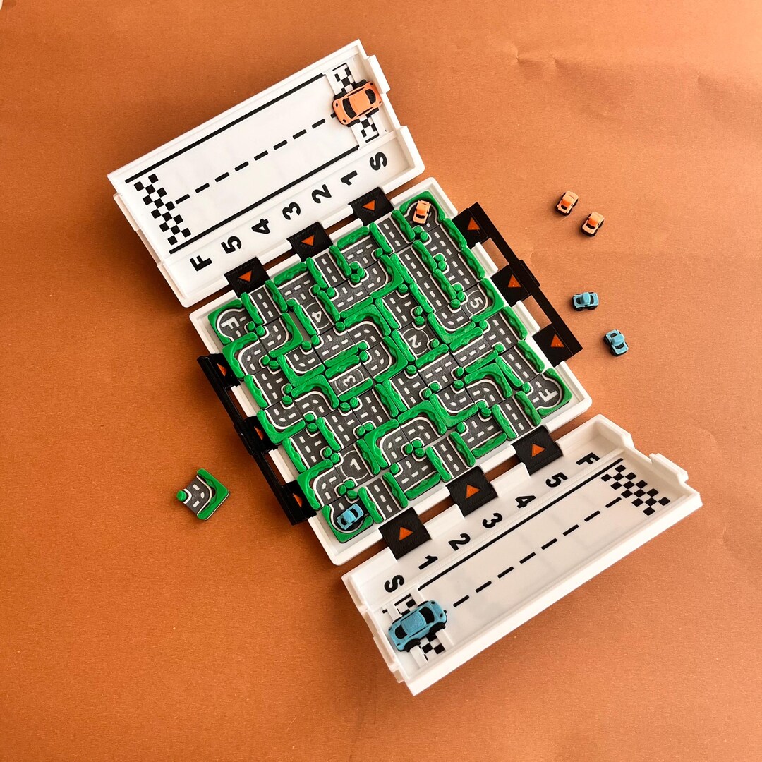 3D Printed Maze Race Board Game: Sliding Puzzle Strategy - Etsy UK