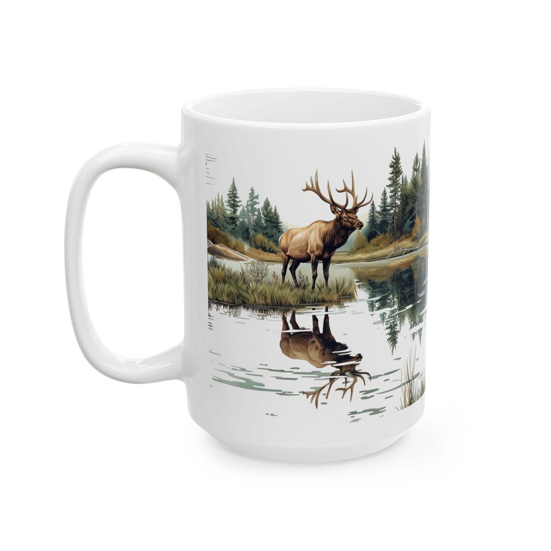 Elk Coffee Cup Ceramic Mug | Elk Coffee Cup Mug - Etsy
