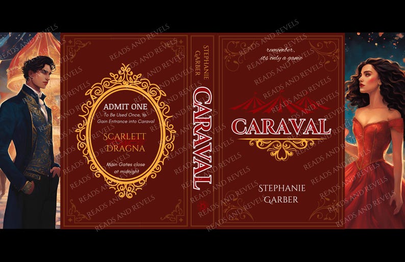 CARAVAL Series Dust Jacket - Digital Download - Inspired by Series by ...