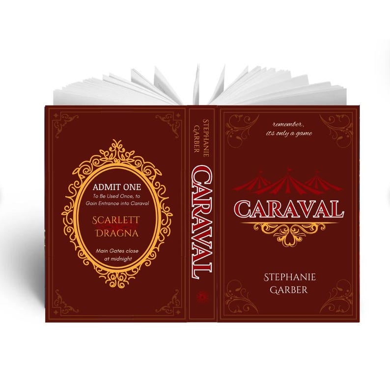 CARAVAL Series Dust Jacket - Digital Download - Inspired by Series by ...