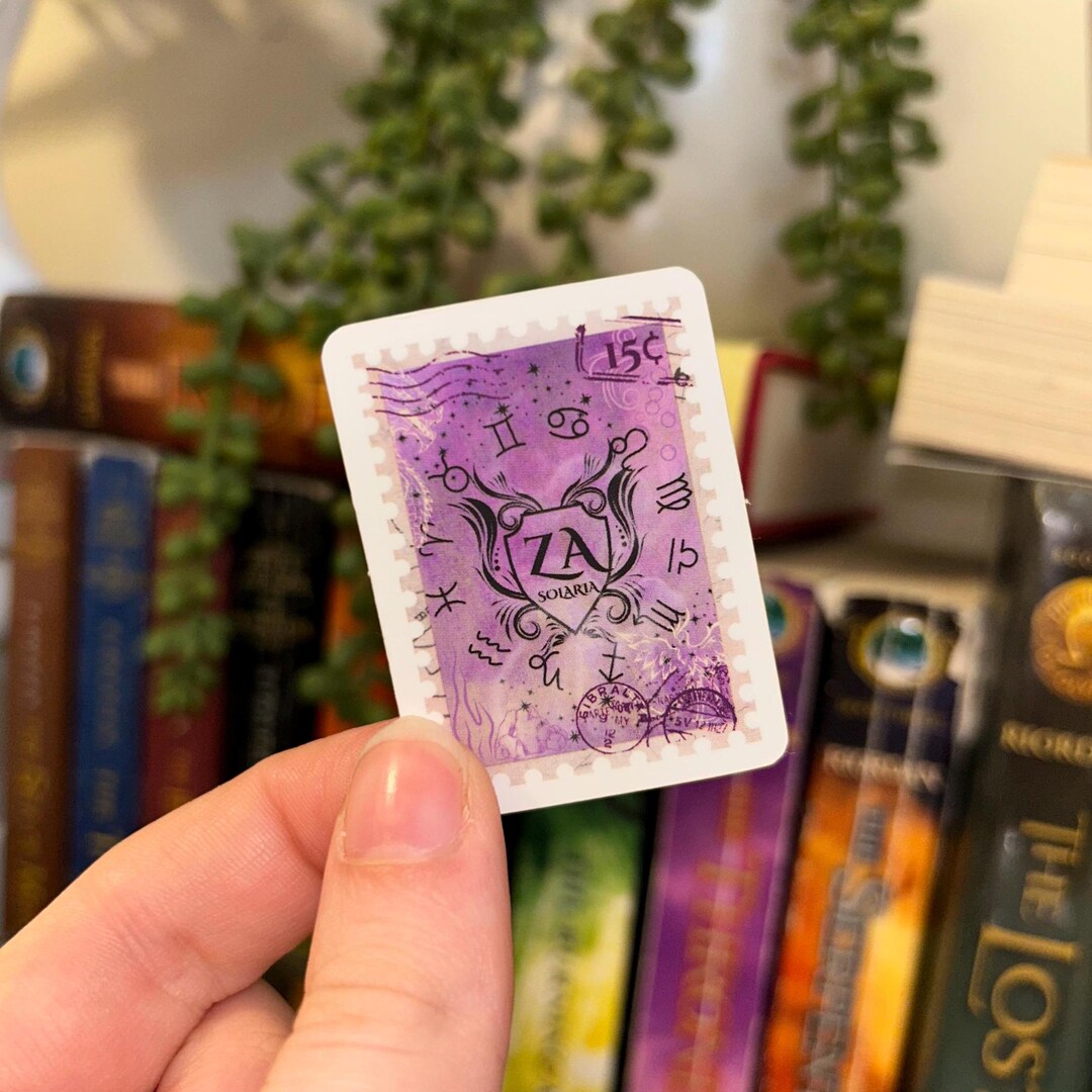 Zodiac Academy Stamp Sticker - Book Inspired Destination Stamps - by ...