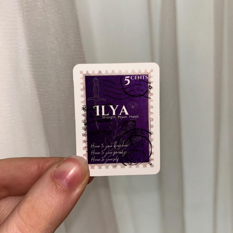 Ilya Stamp Sticker - Book Inspired Destination Stamps - Powerless by ...