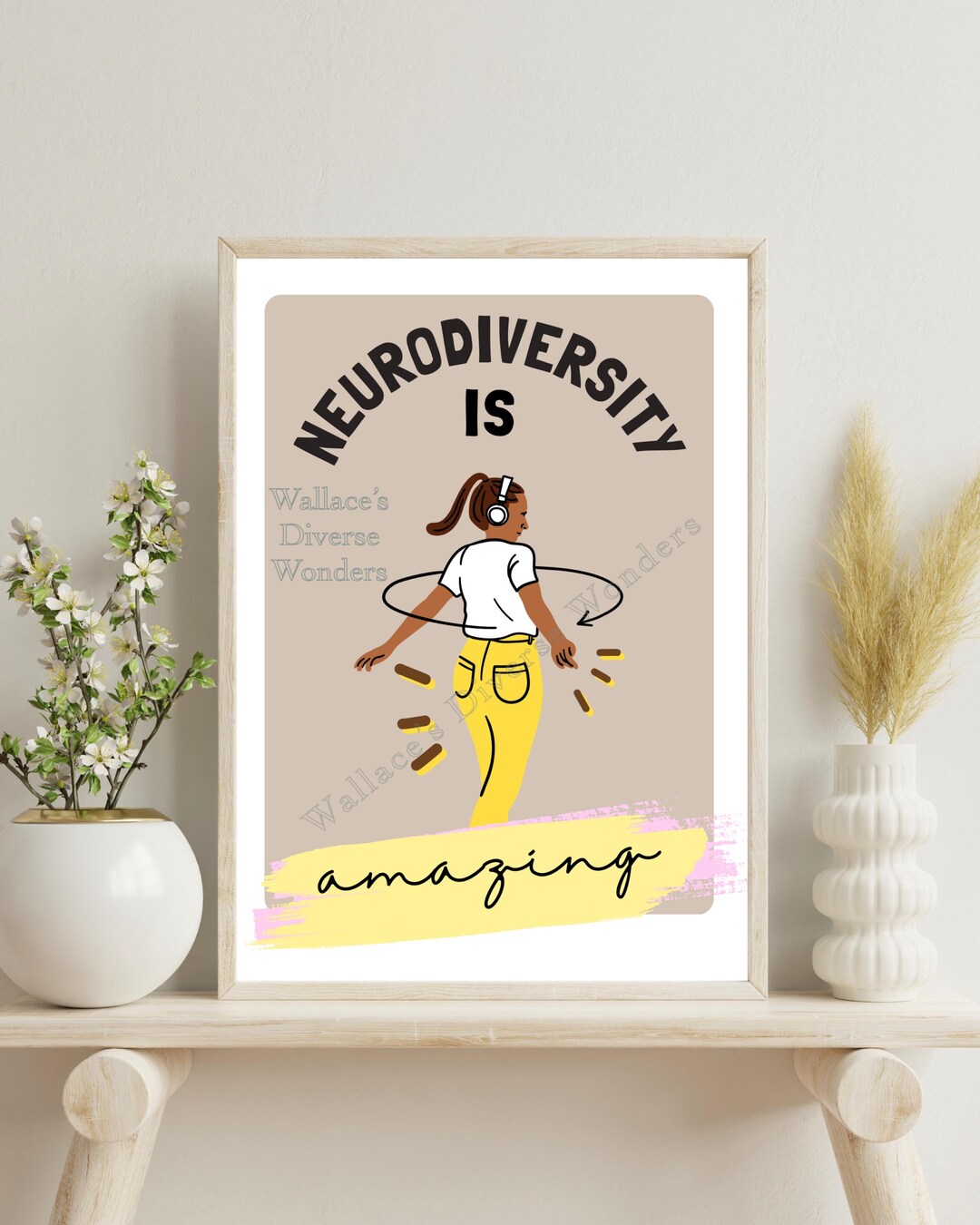 Neurodiversity is Amazing Digital Print Art Autism ADHD OCD Stimming ...