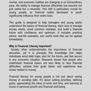 Financial Literacy for Teenagers and Young People - Etsy