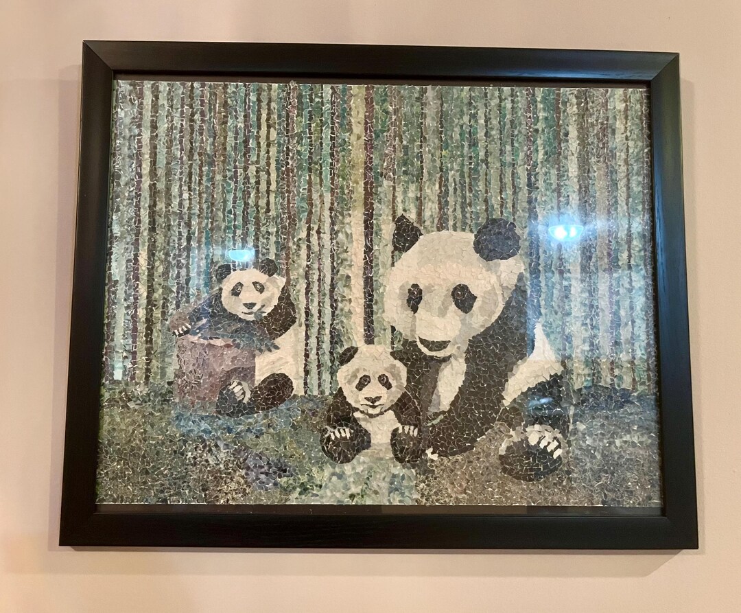 Panda Mosaic - Etsy