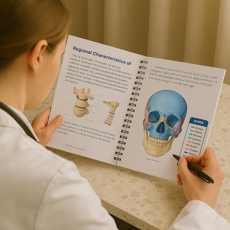 Skeletal System Anatomy Notebook | Medical and Nursing Study Guide ...