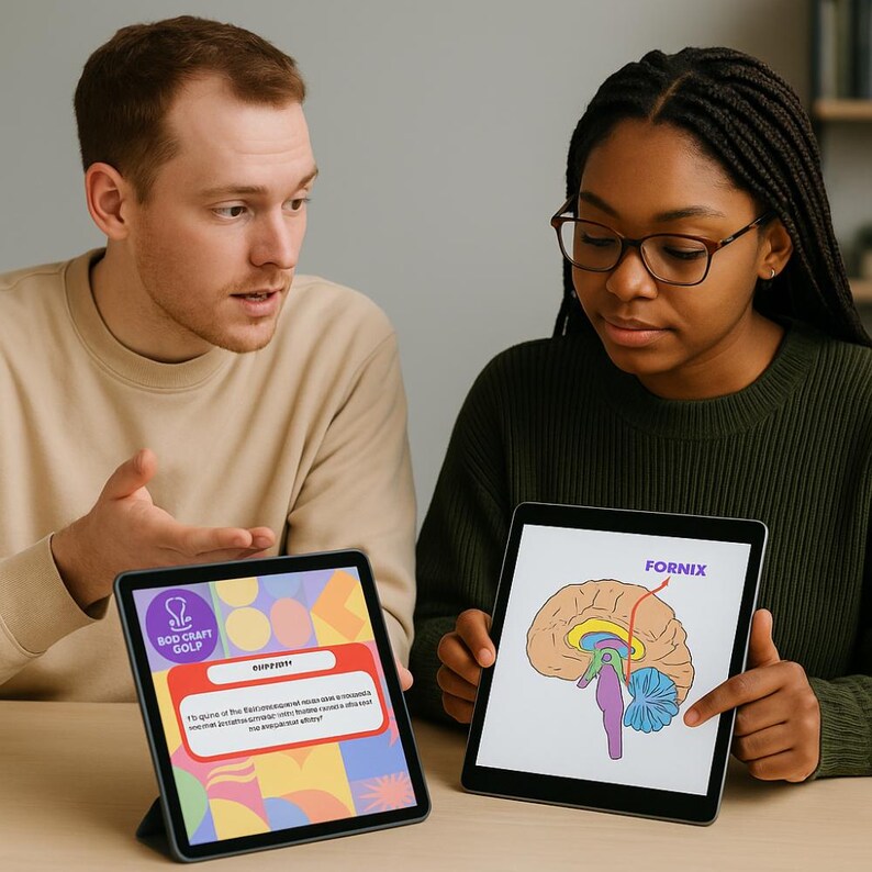 Brain Anatomy Flashcards Game: Med Student Study Guide (PDF Download ...