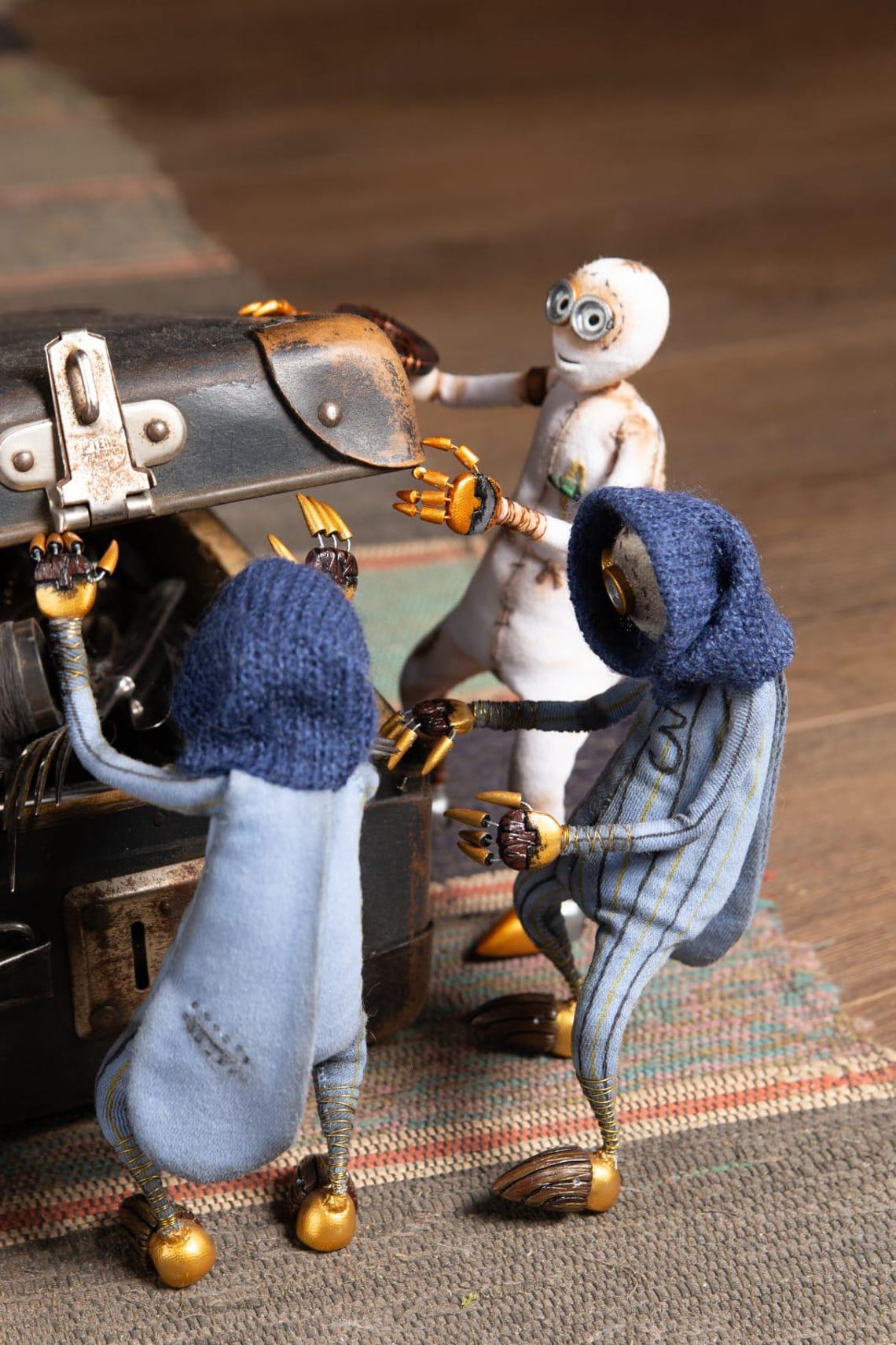 Figure Three Four, Character, Cartoon, Steampunk, Rag Doll, Steampunk ...