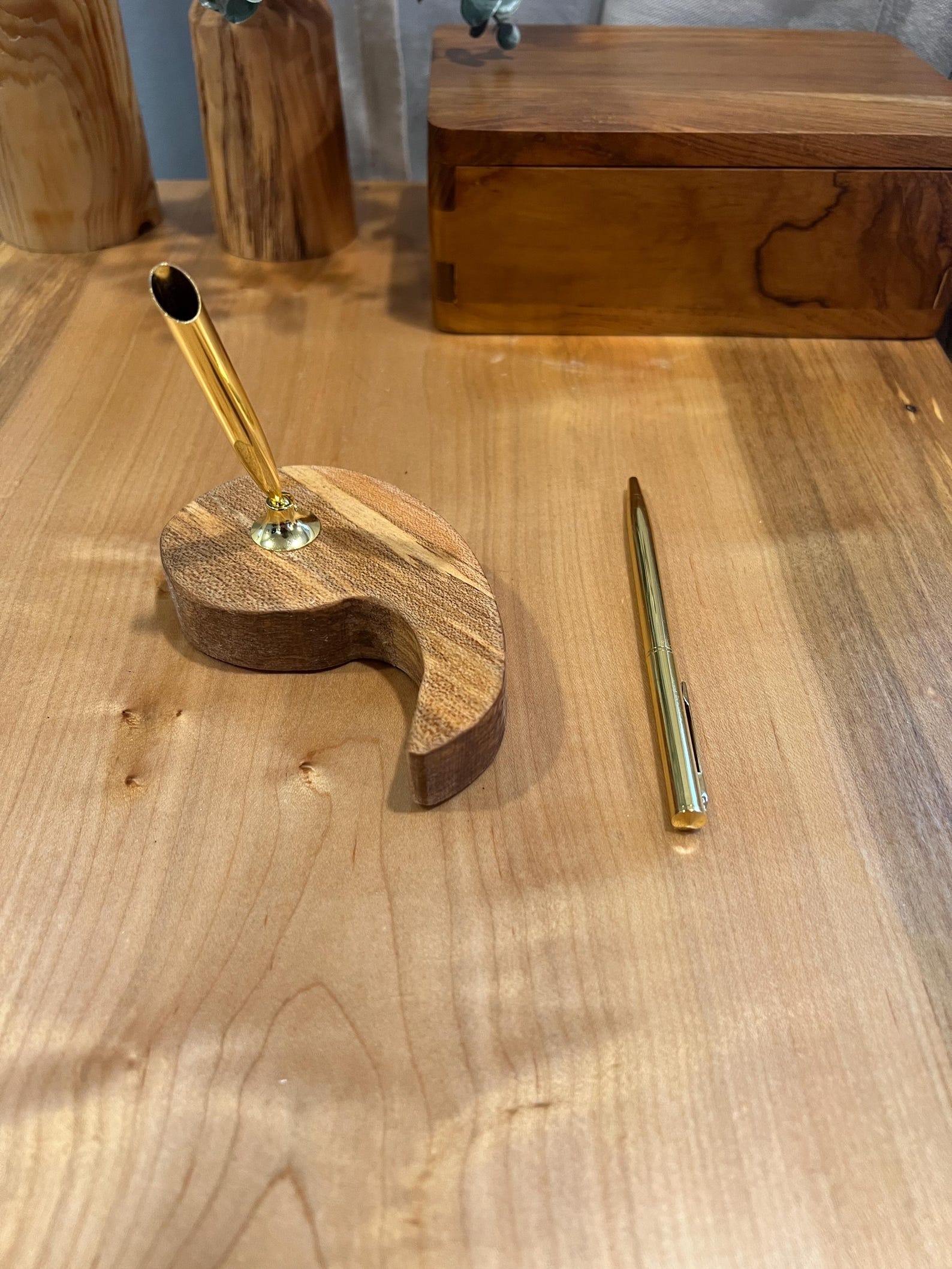 Spalted Maple Pen Holder - Etsy