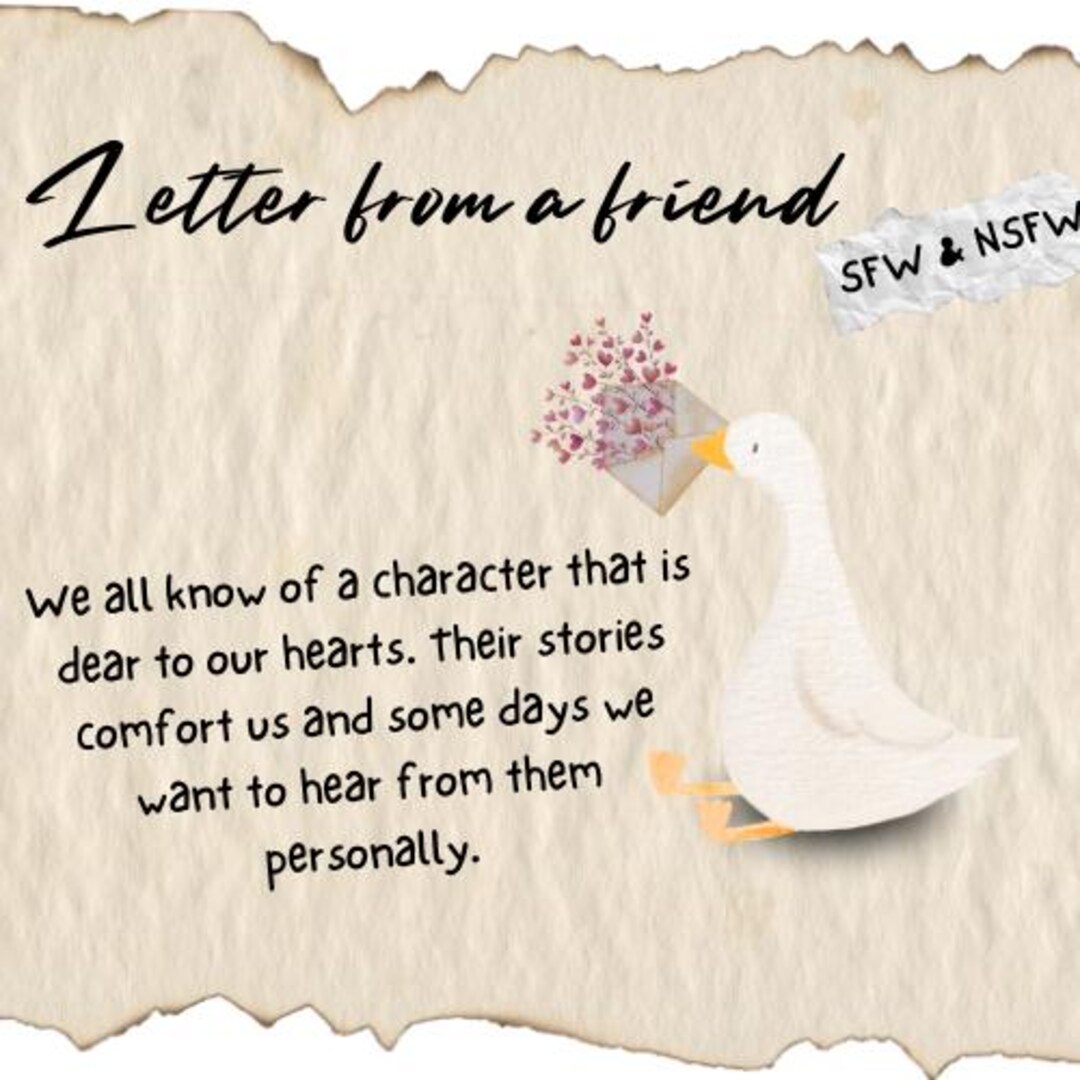 Comfort Letter From a Friend| Personalized Letter From Any Character ...