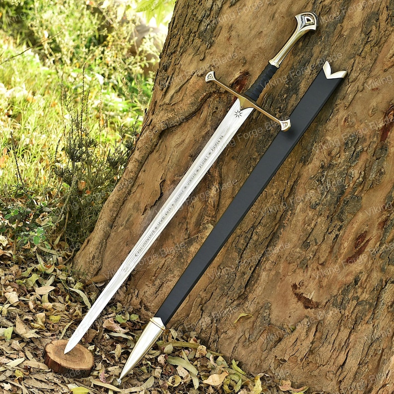 Anduril Sword – Lord of the Rings Sword – Narsil Anduril Fantasy Sword ...