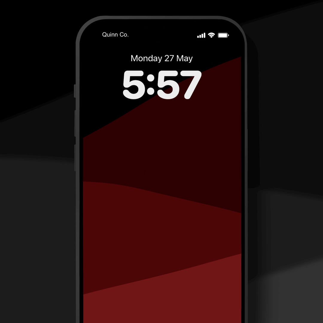 Red Angles - iPhone Wallpaper - Etsy