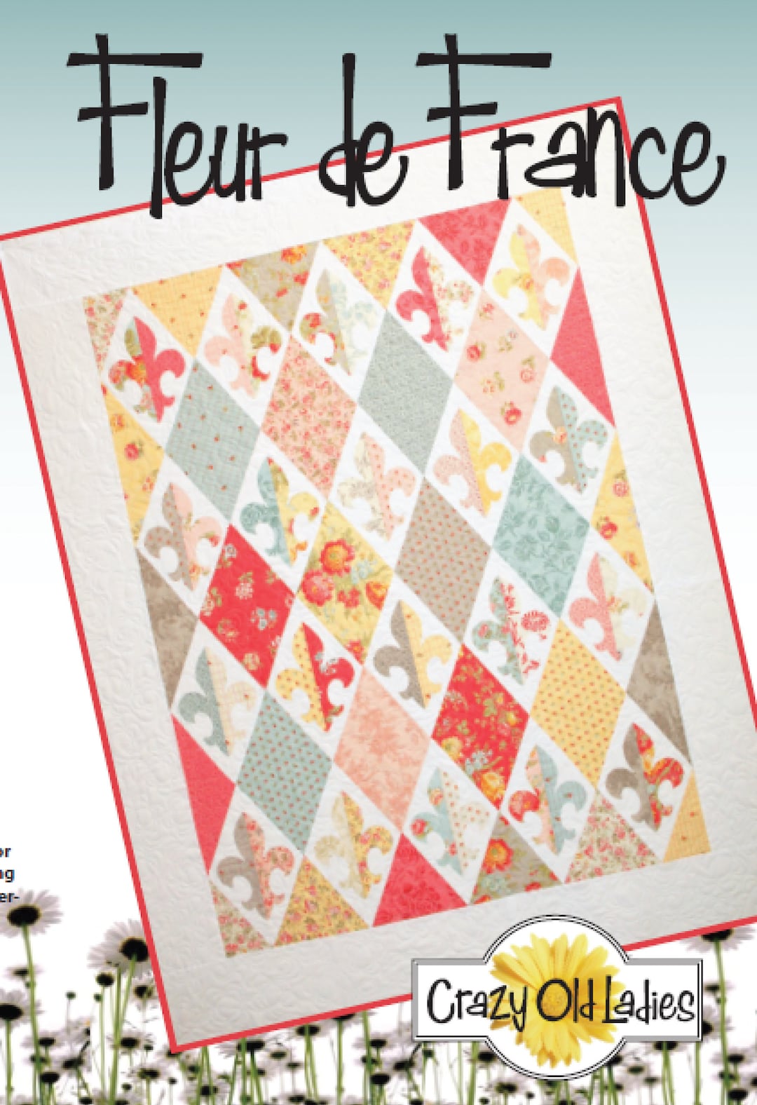 FLEUR De FRANCE Quilt Pattern- PDF - Etsy