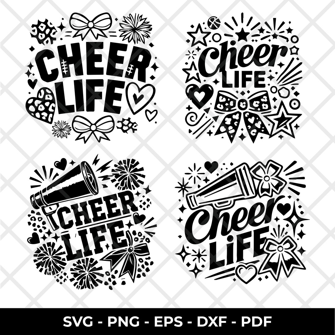 Cheer Life SVG, Cheer Life PNG, Cheer Varsity Png, Digital Print, Derby ...