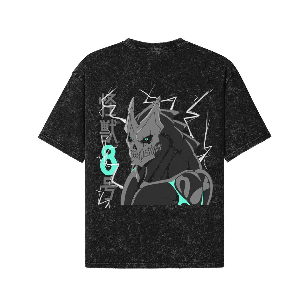 Kaiju No 8 Oversized Anime T-shirt, Manga T-shirt, Vintage Anime T ...