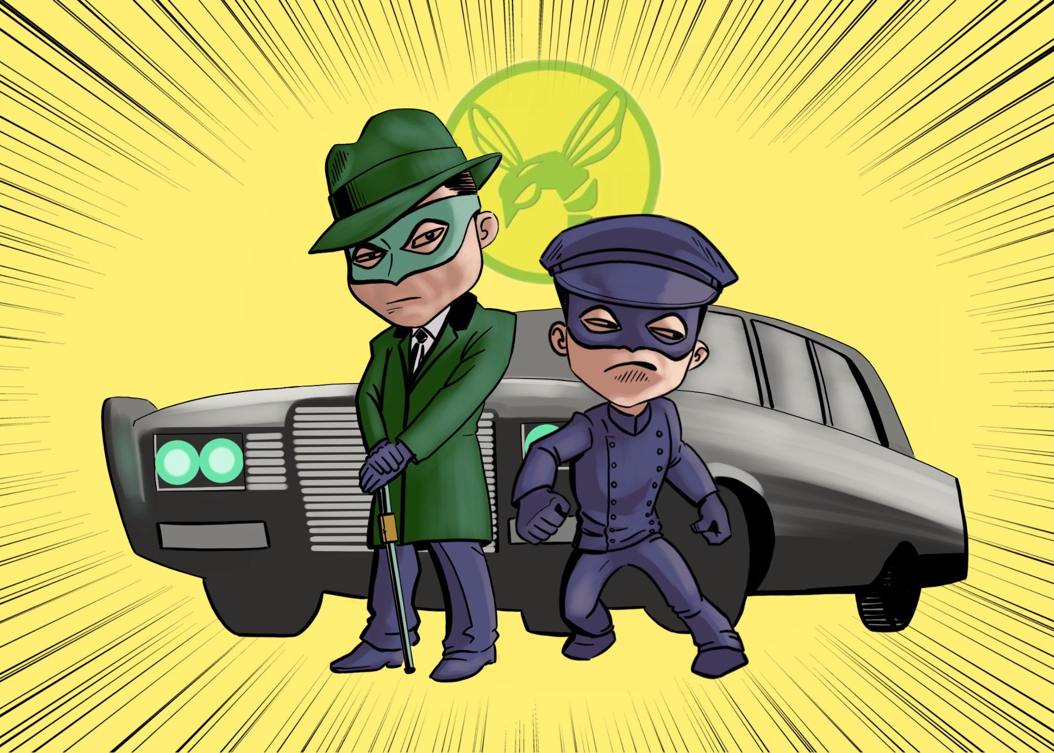 Kato Green Hornet Comic