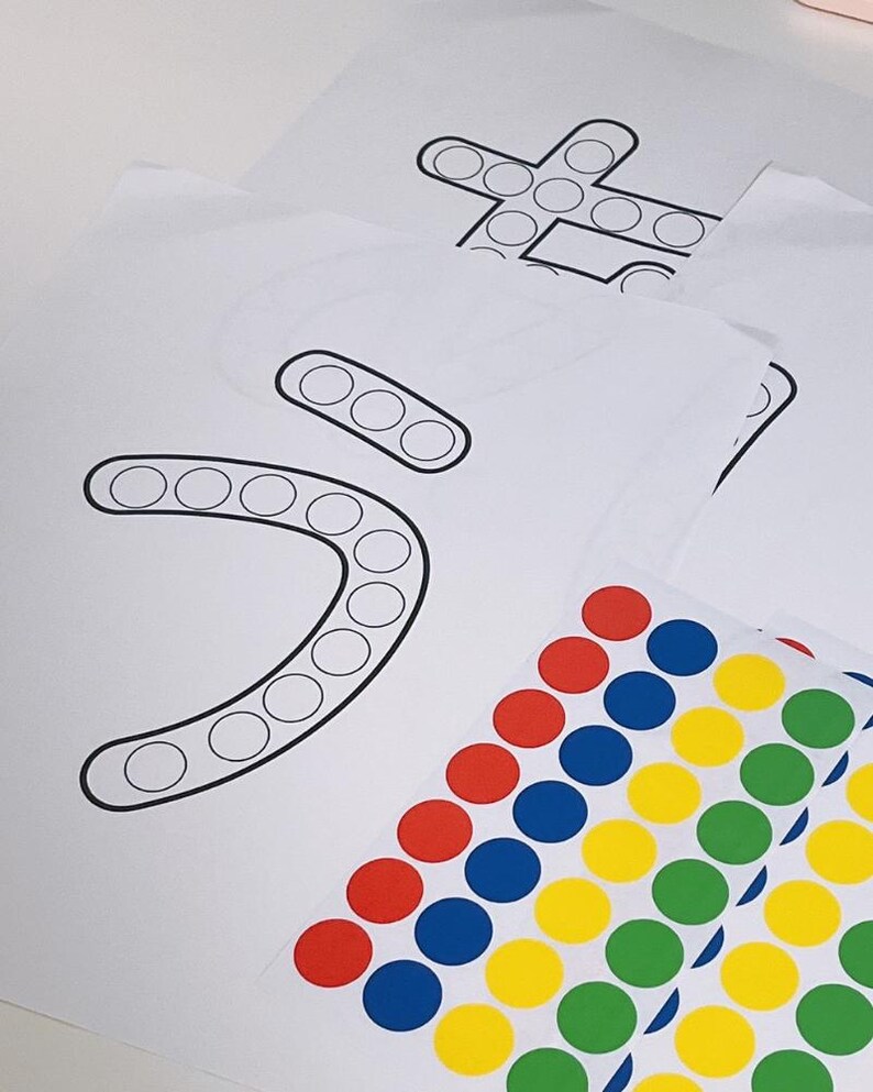 Japanese Hiragana, Dot Sticker Activity, Toddler Craft, Printable ...