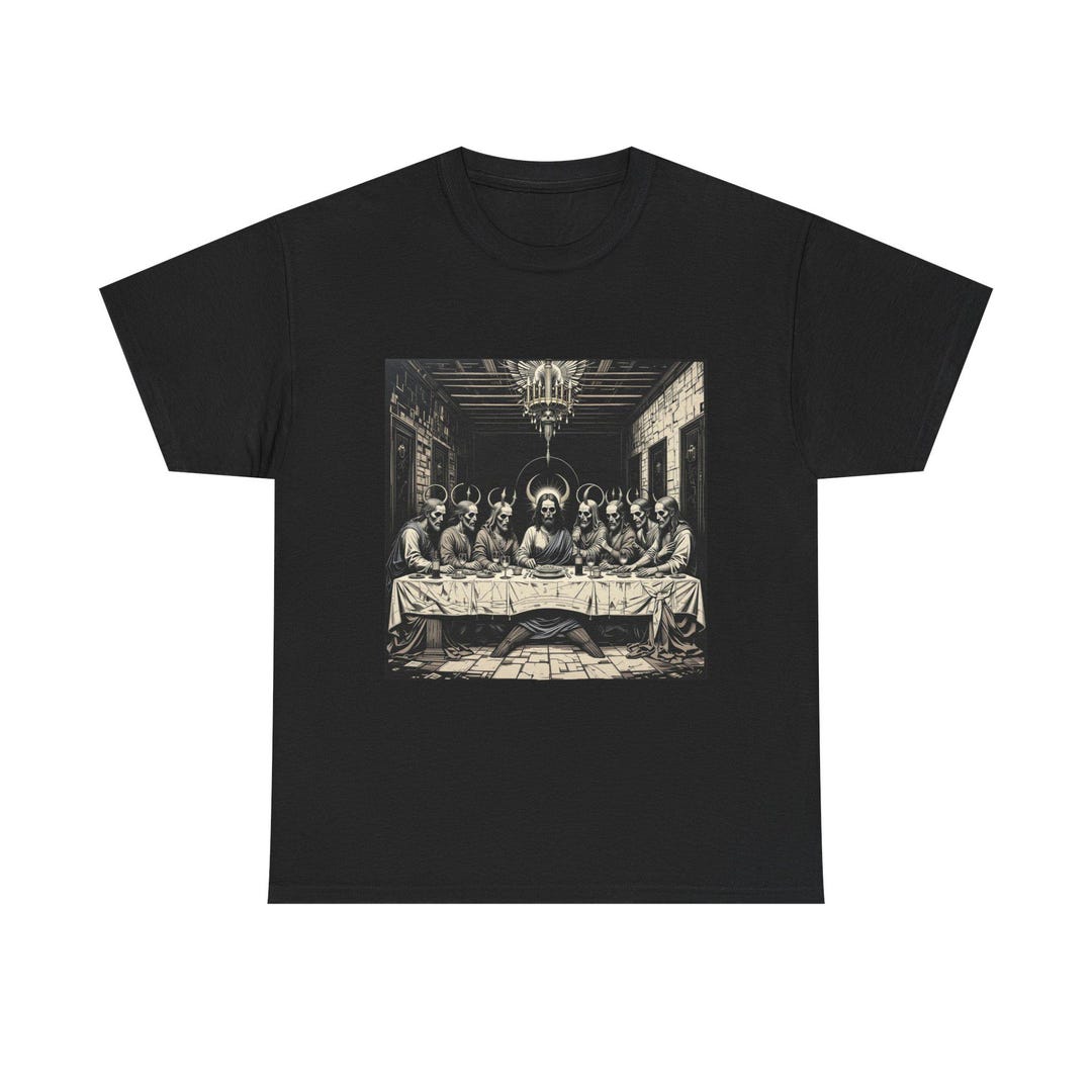 Satanic Shirt, Inspired by the Last Supper - Etsy