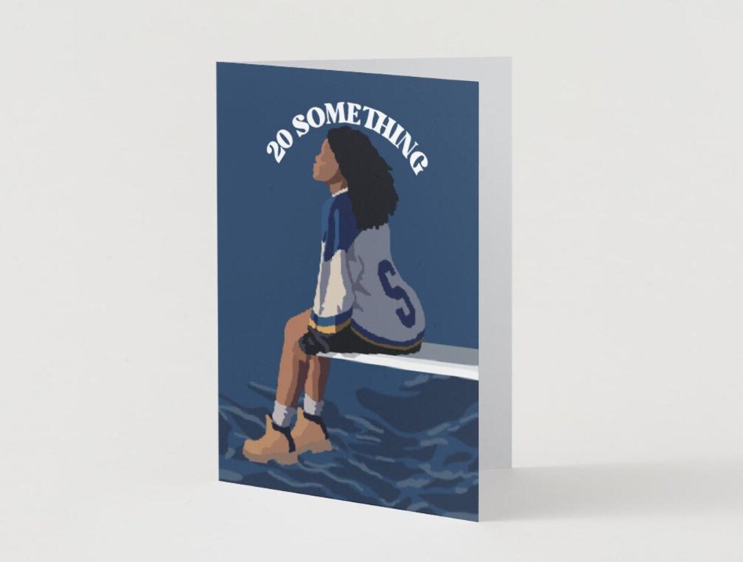Physical SZA "20 Something" Birthday Card - Etsy