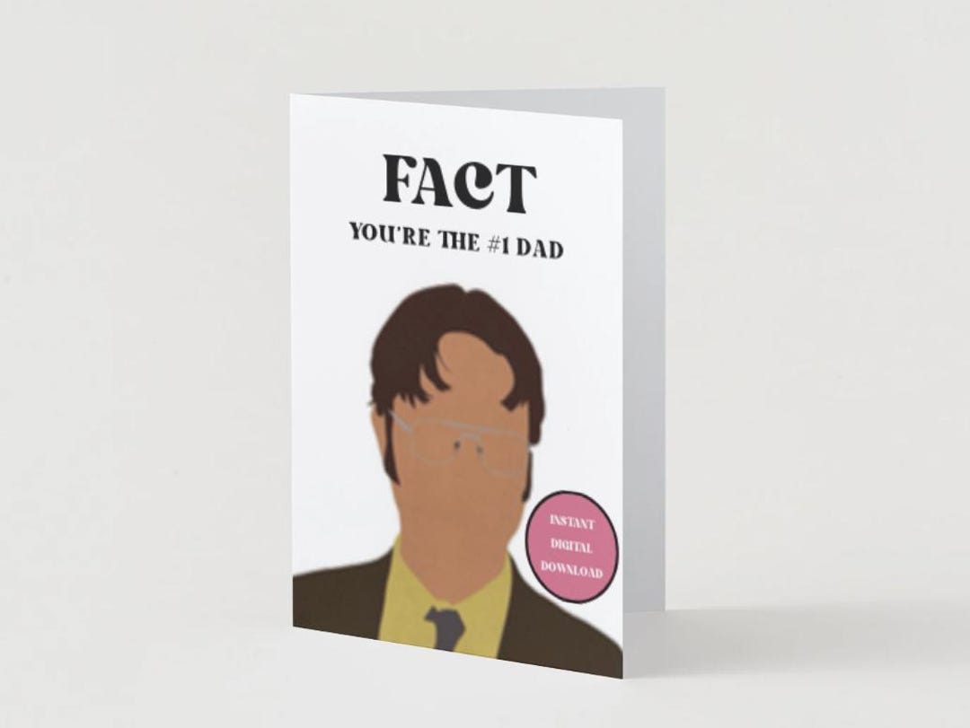 Dwight - the Office - Digital Download Father's Day Card - Etsy