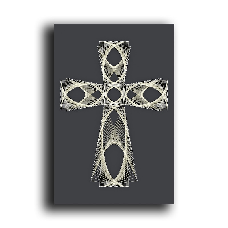 String Art Cross - Etsy