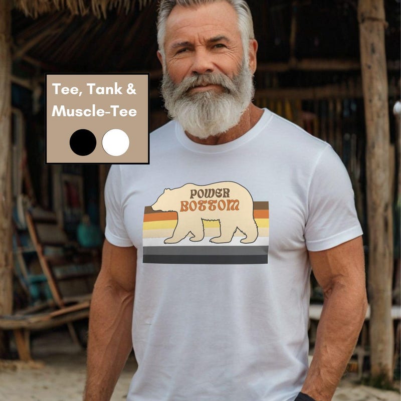 Power Bottom T Shirt - Etsy