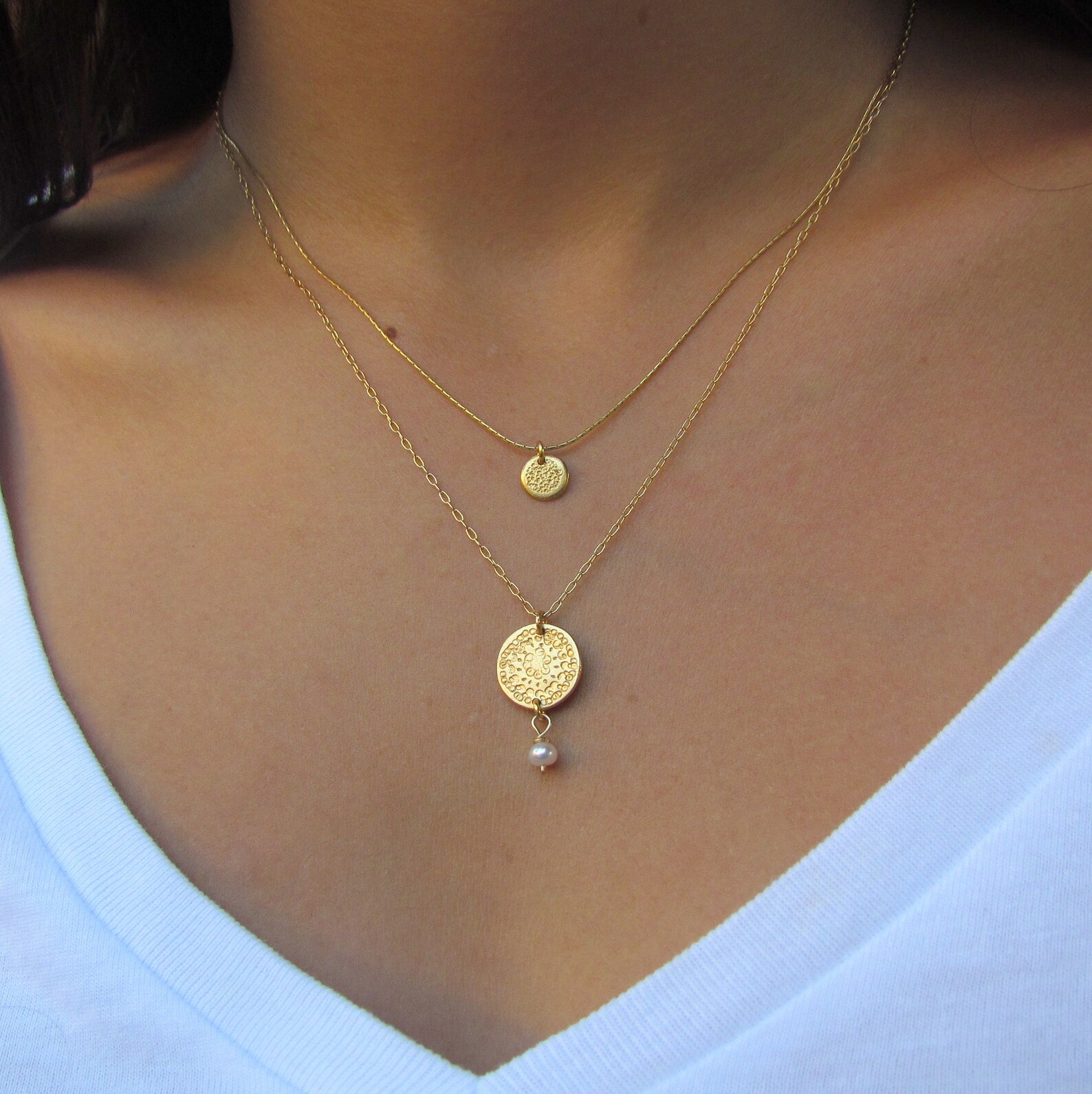 Personalized Mandala Necklace, Birthstone Necklace - Etsy