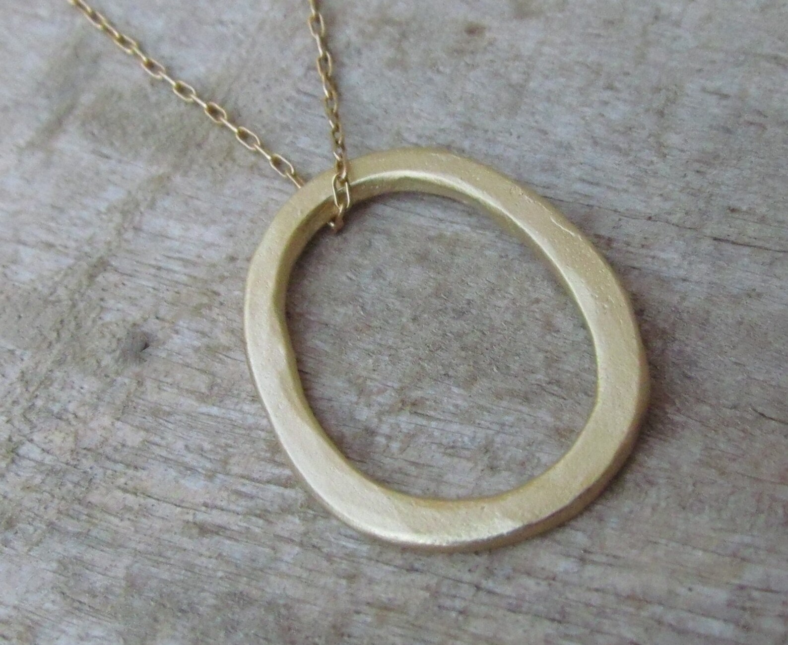 Organic Oval Necklace Everyday Necklace Layering Necklace - Etsy