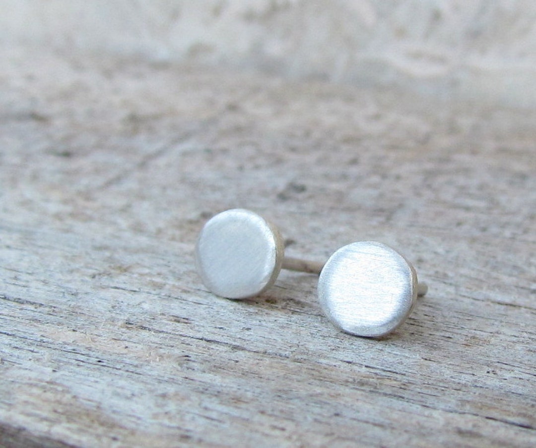 Silver Stud Earrings, 5mm Small Silver Earrings, Silver Stud Earring ...