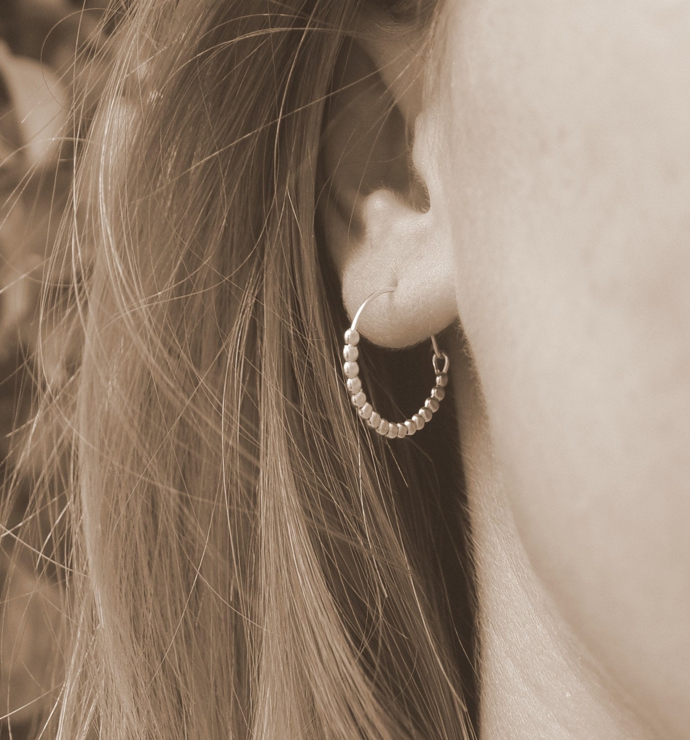 Simple Gold Hoops Small Gold Hoop Earring Hammered Gold Hoop - Etsy