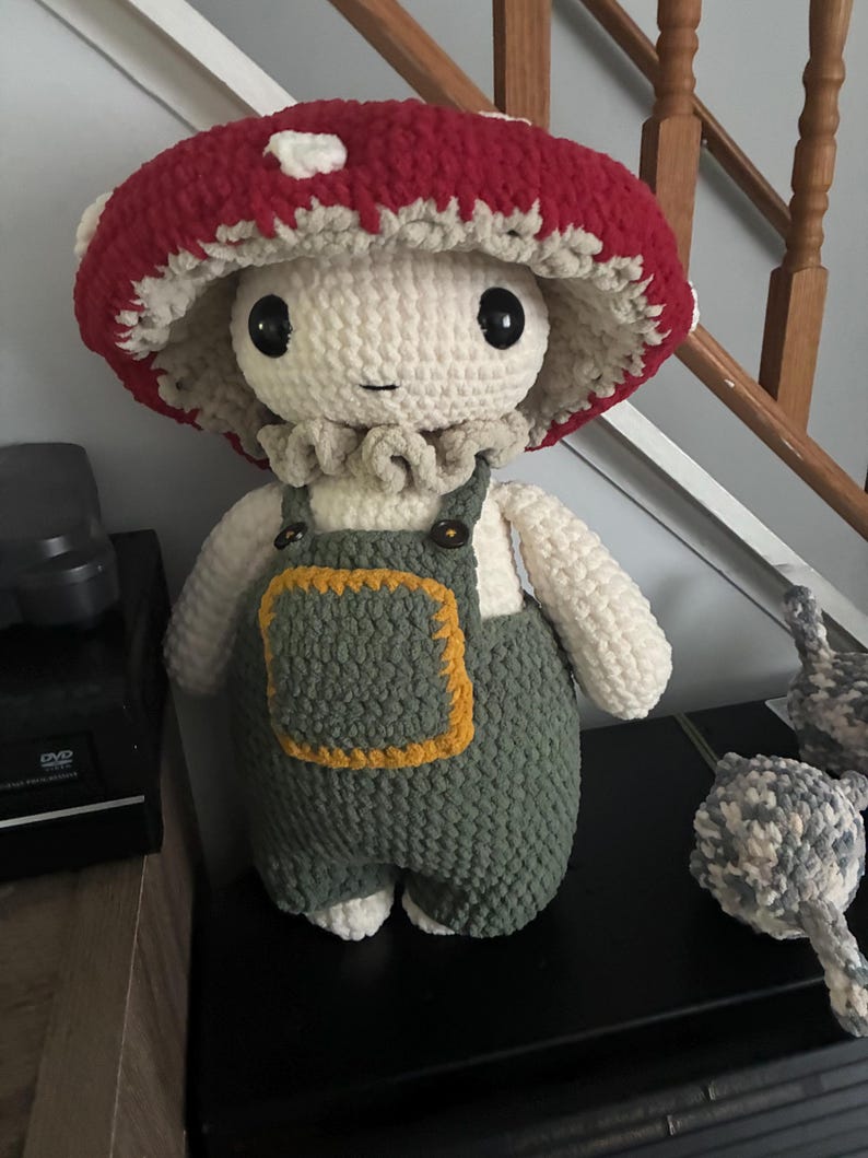 Handmade Mushroom Guy Plush: Stuffed Animal Toy - Etsy