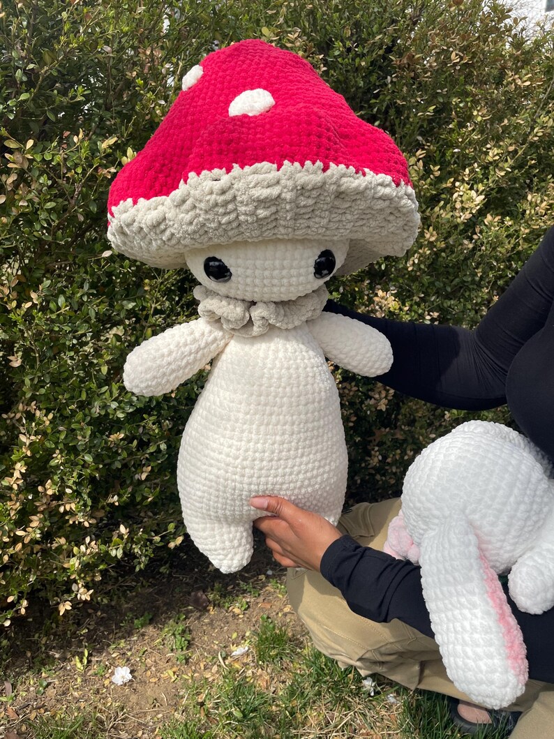 Handmade Mushroom Guy Plush: Stuffed Animal Toy - Etsy