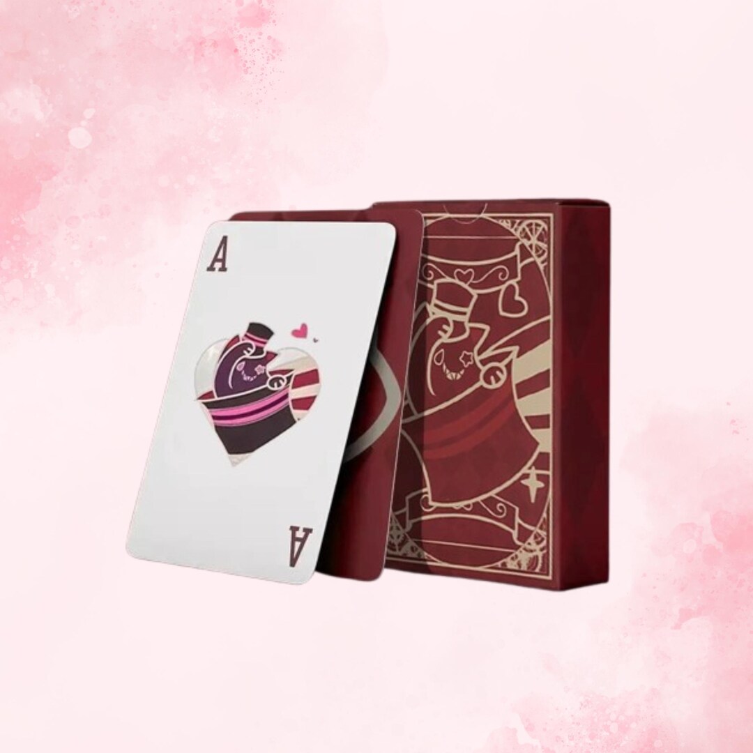 Lyney Poker Cards Cute Cards Game Props Magician Accessories. - Etsy