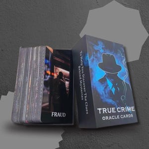 True Crime Oracle Deck | Tarot Cards Divination Taro in Box | - Etsy