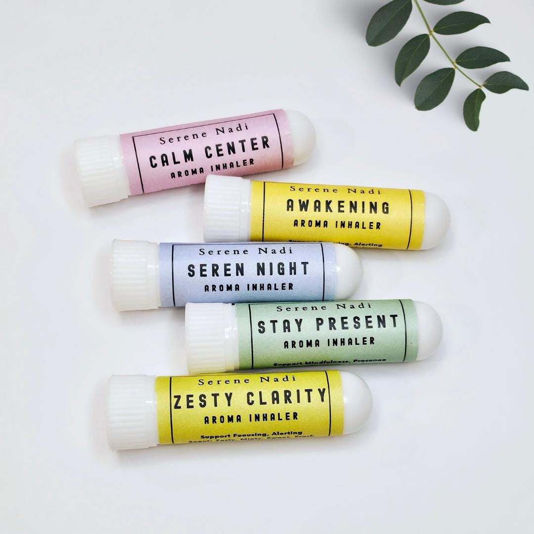 Aroma Oil Inhaler Aromatherapy Nasal Inhaler Handmade Gift Selfcare ...