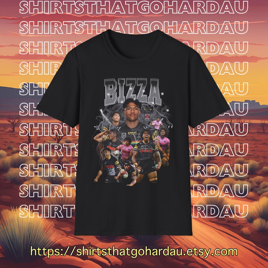 Brian To'o T-shirt, Bizza, Penrith Panthers NRL Footy Tee - Etsy
