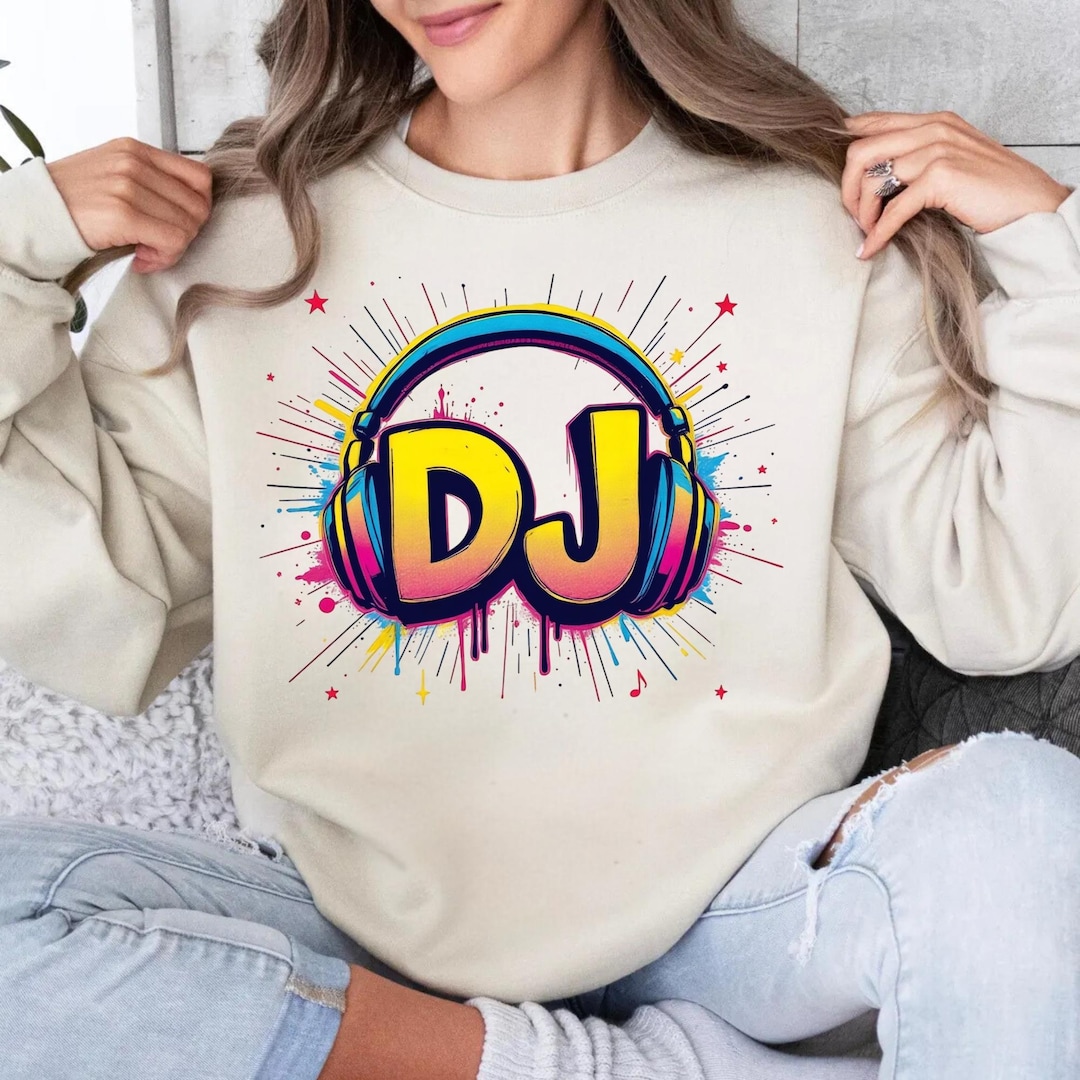 Dj Png Design, Digital, Download, Music Shirt, Dj Shirt Design, DJ Logo ...