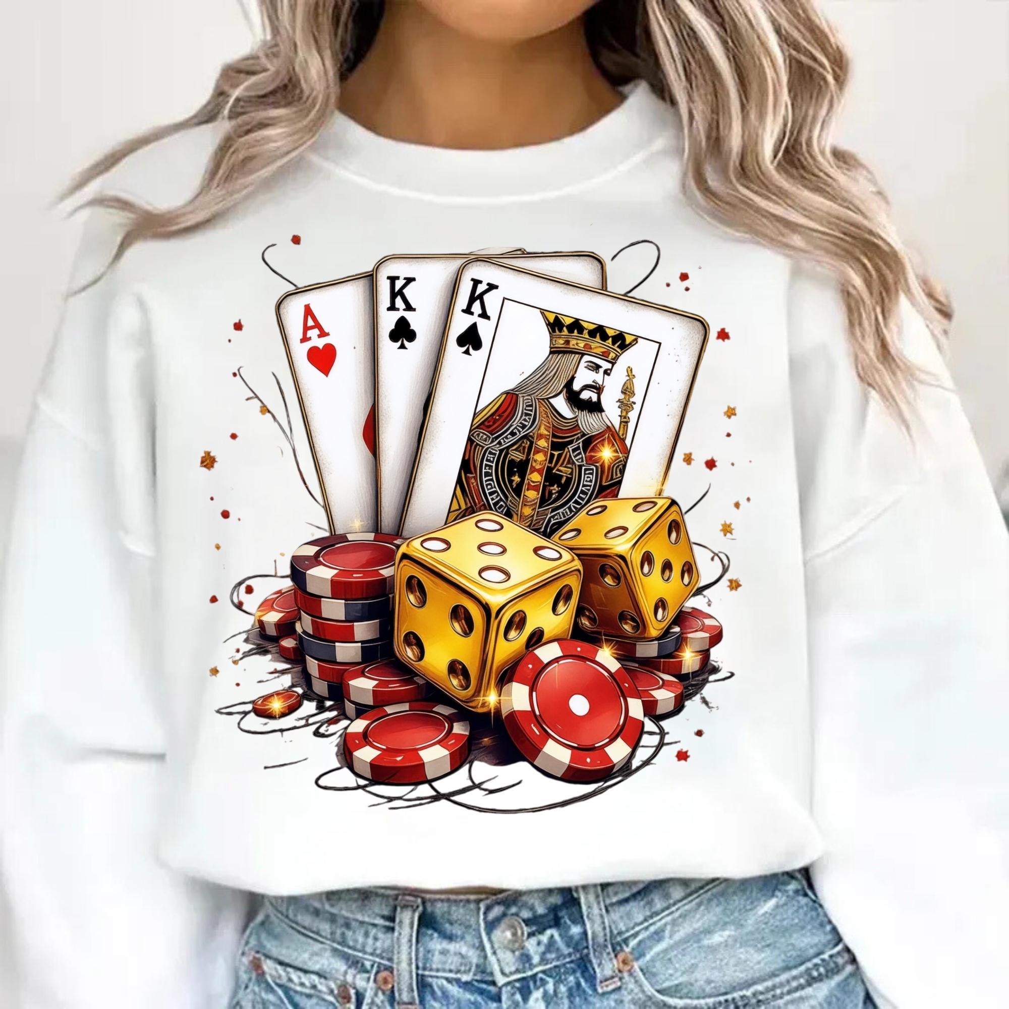 Casino All in PNG: Poker Shirt Design , Blackjack PNG (digital Download ...