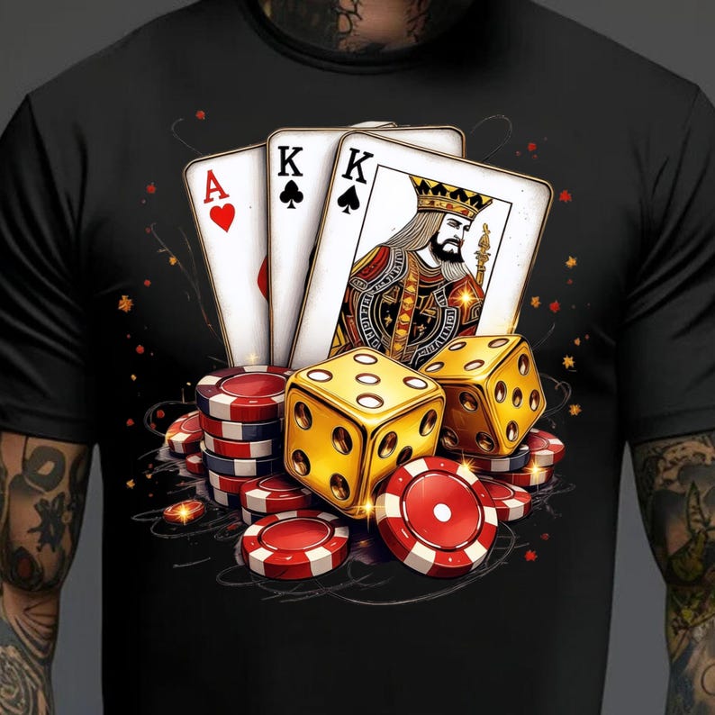 Casino All in PNG: Poker Shirt Design , Blackjack PNG (digital Download ...