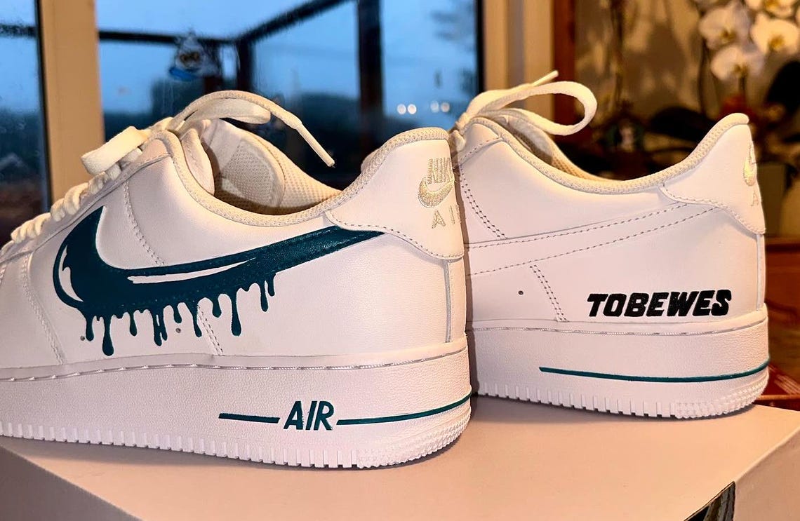Custom Airforce 1 Drip Custom, Custom Nike Shoes, Hand-painted Gift ...