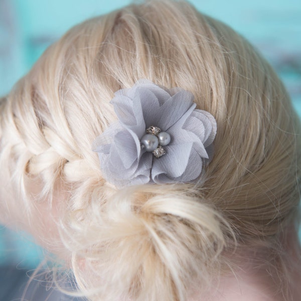 Gray Hair Flower - Etsy