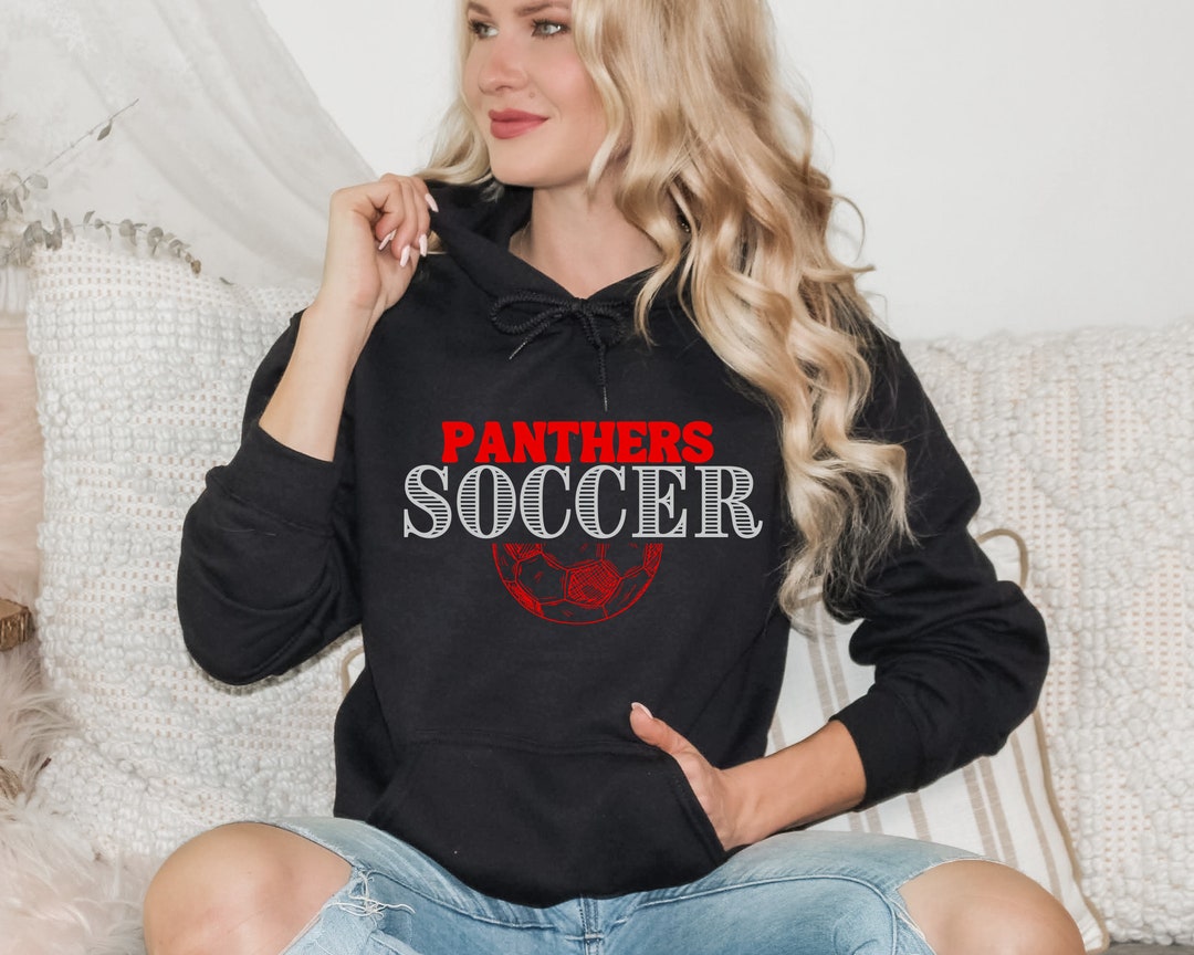Soccer Hooded Sweatshirt, Customized Team Sweater, Vintage Soccer ...