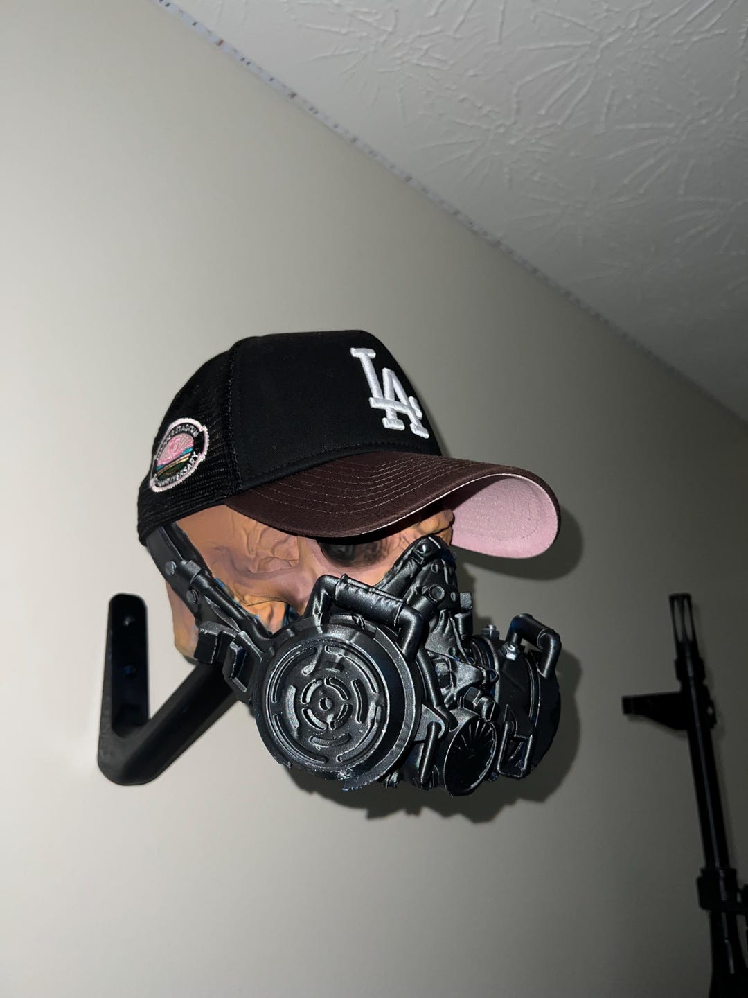 Skull With Gas Mask, Hat Stand. - Etsy