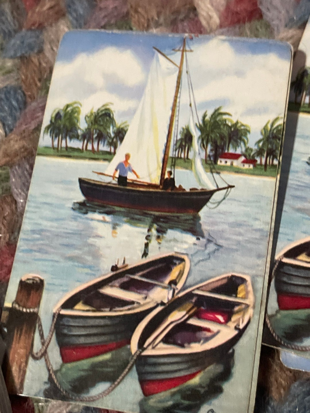 1 Sail Ship Boat Vacation Swap Card - Etsy