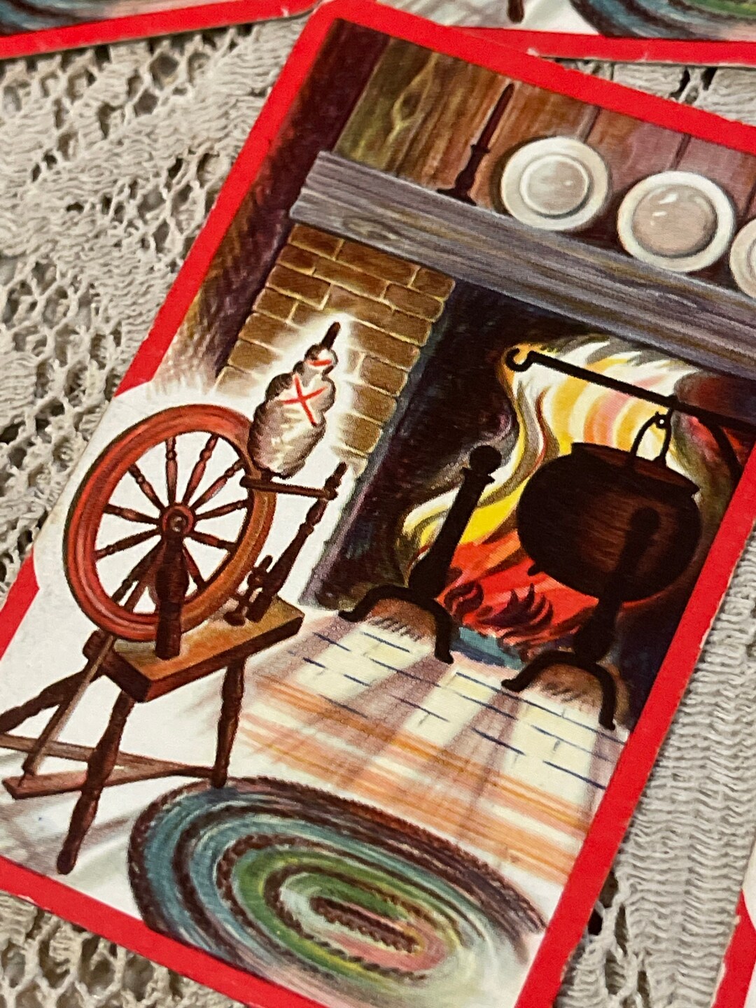 1 Dream Weaver Spinning Wheel Playing Cards Swap Card / Playing Card - Etsy
