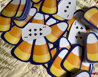 Candy Corn Card | Etsy