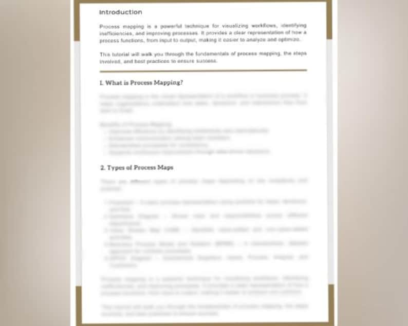 Process Mapping Step-by-step Guide, Beginner, Process Map, Workflow ...