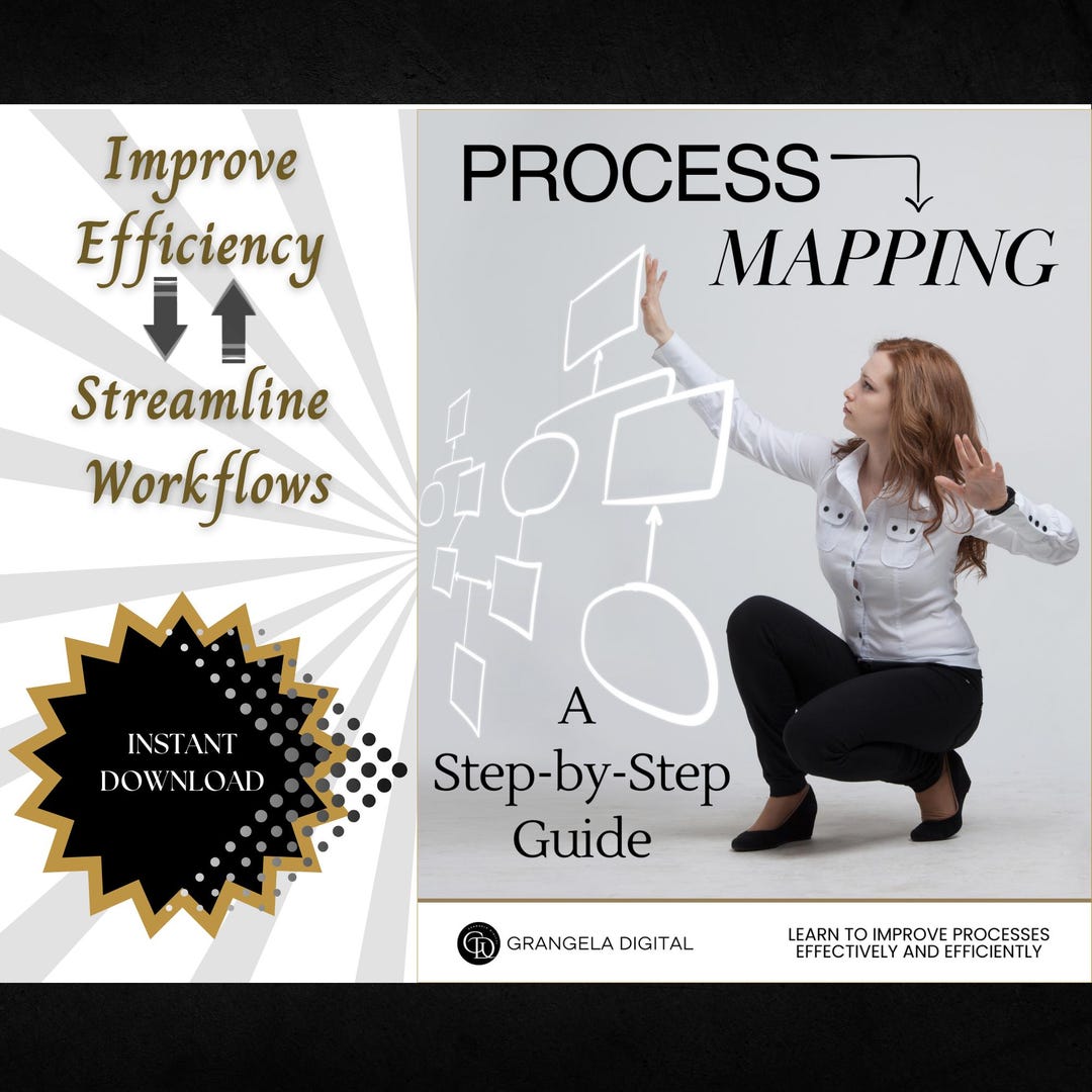 Process Mapping Step-by-step Guide, Beginner, Process Map, Workflow ...